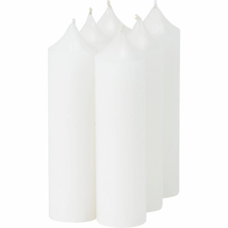 Schorin Company | White Luminaria / Plumbers Candle 4.75" x 1.25 ...