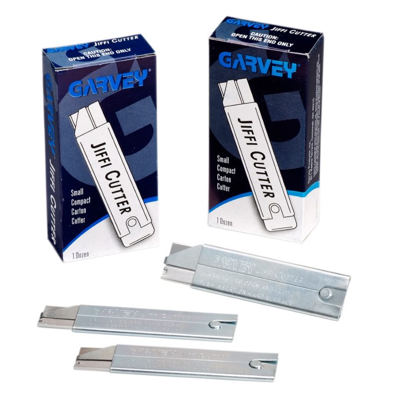 Schorin Company | Garvey Jiffi Retractable Box Cutter w/ Blade ...