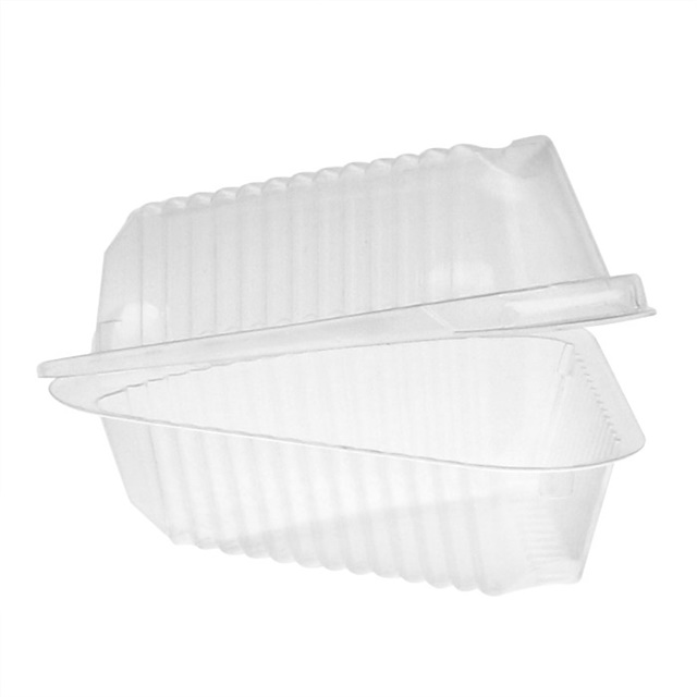 Schorin Company | 9 oz Pie Wedge Hinged Plastic Take Out Containers ...